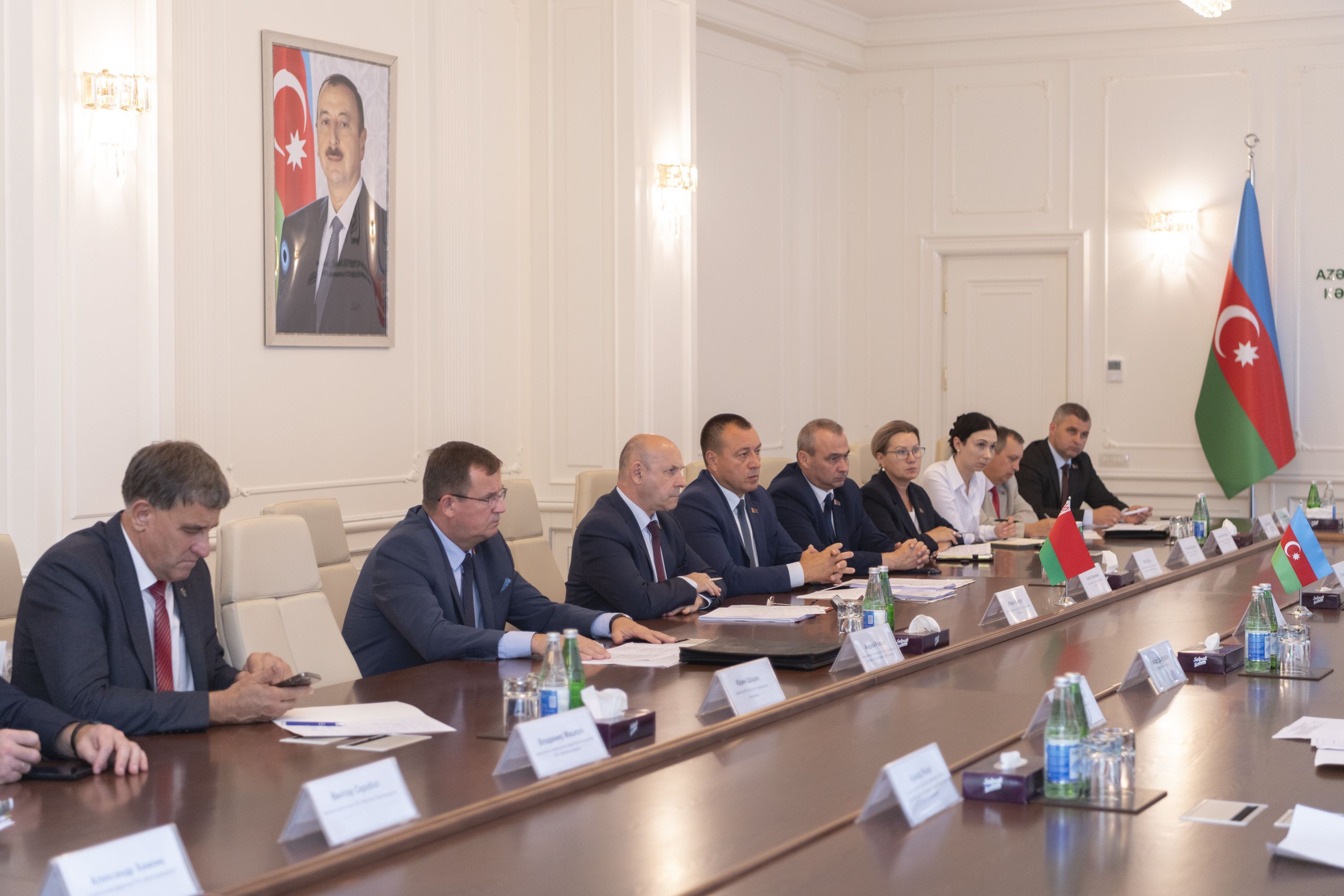 Minister Majnun Mammadov met with the delegation of the...